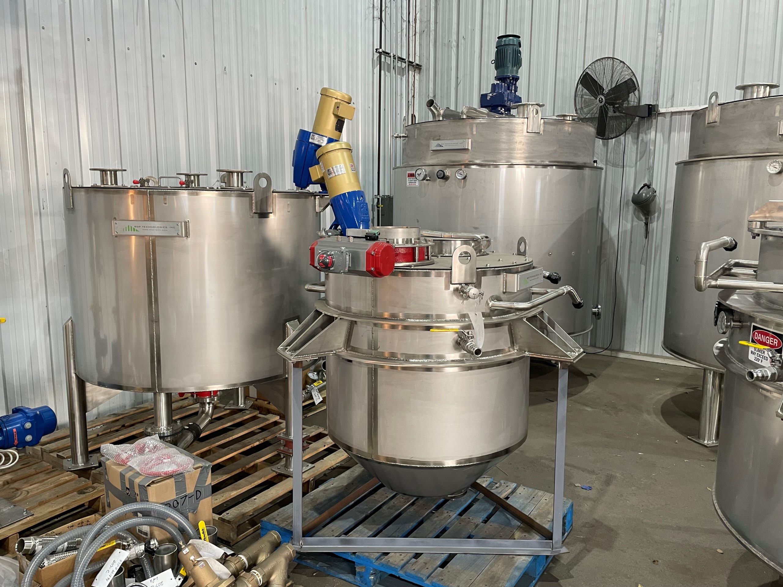 Custom Fabricated Lime Slaker and Slurry Tanks | GSM Industrial